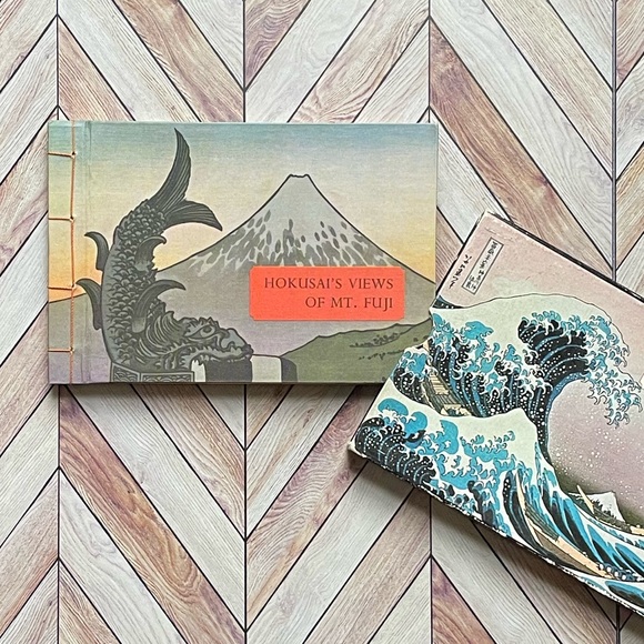 Accents | 1965 Collectible Vintage Boxed Book Set Hokusais Views Of Mt ...